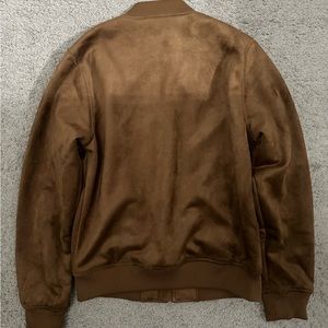 Goodfellow & Co | Jackets & Coats | Good Fellow Brown Tan Suede Bomber ...
